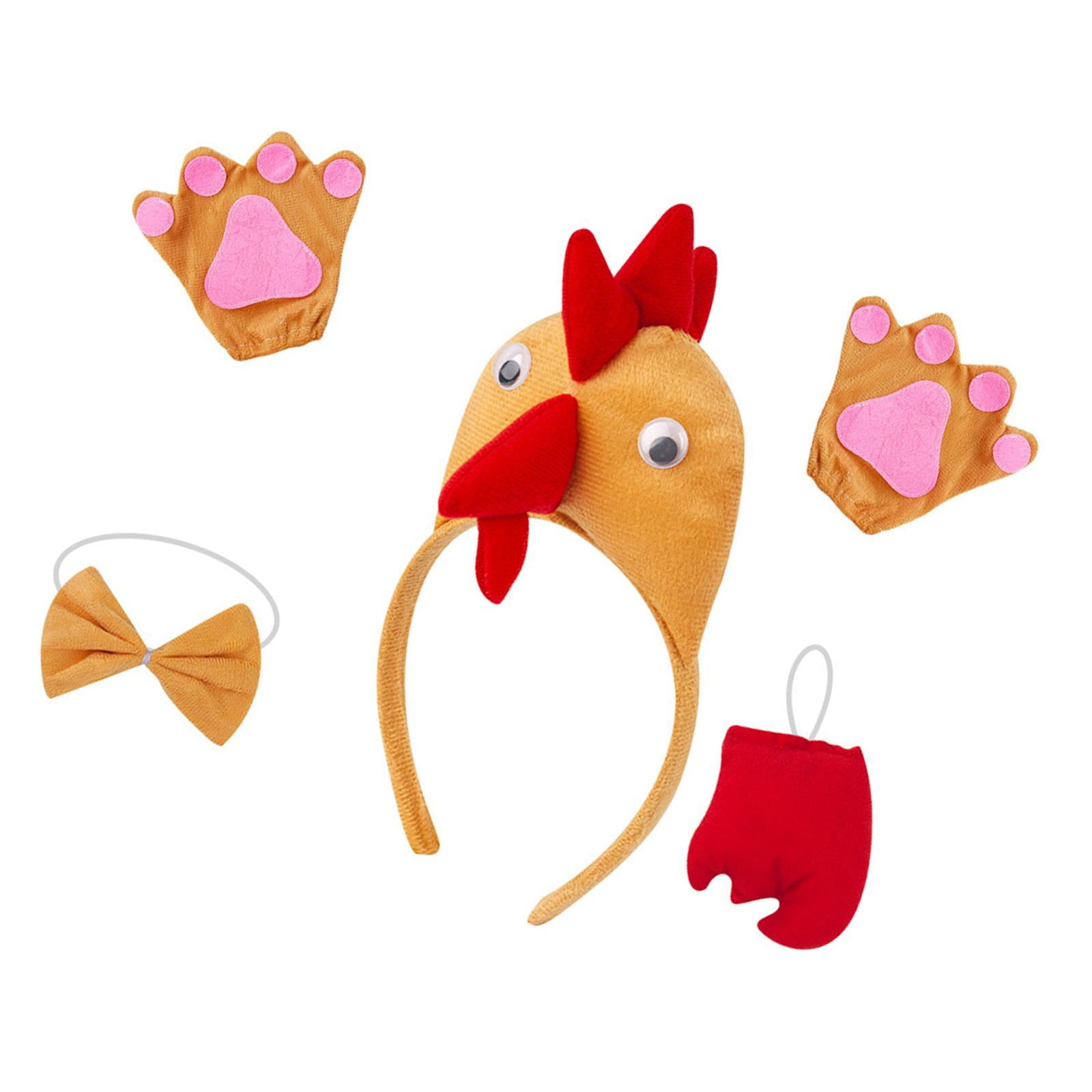 Conjunto de disfraz de animal de pollo 3D lindo vestido elegante para ...