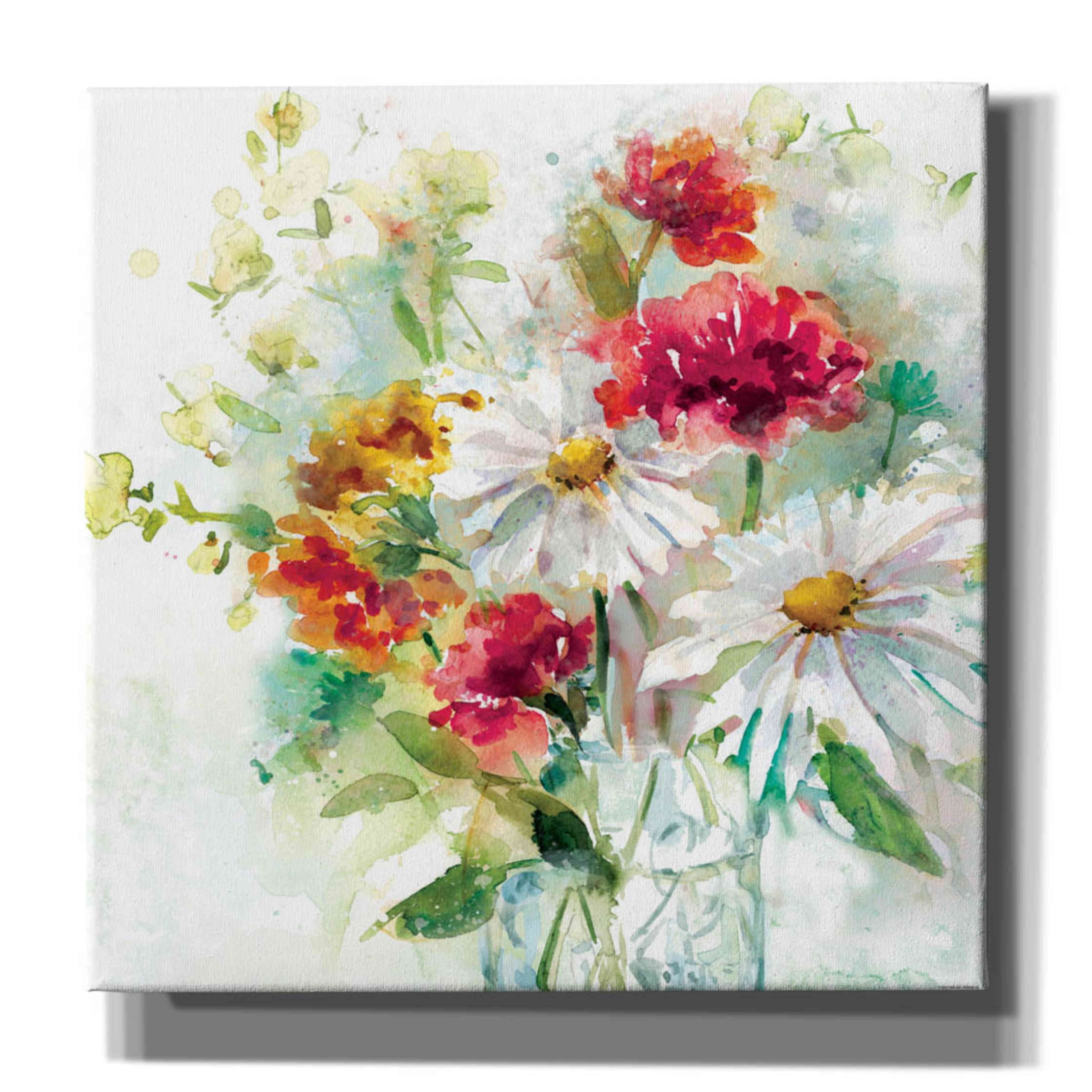 Epic Graffiti 'Garden Jar 2' by Jadei Graphics, Canvas Wall Art, 12"x12 ...