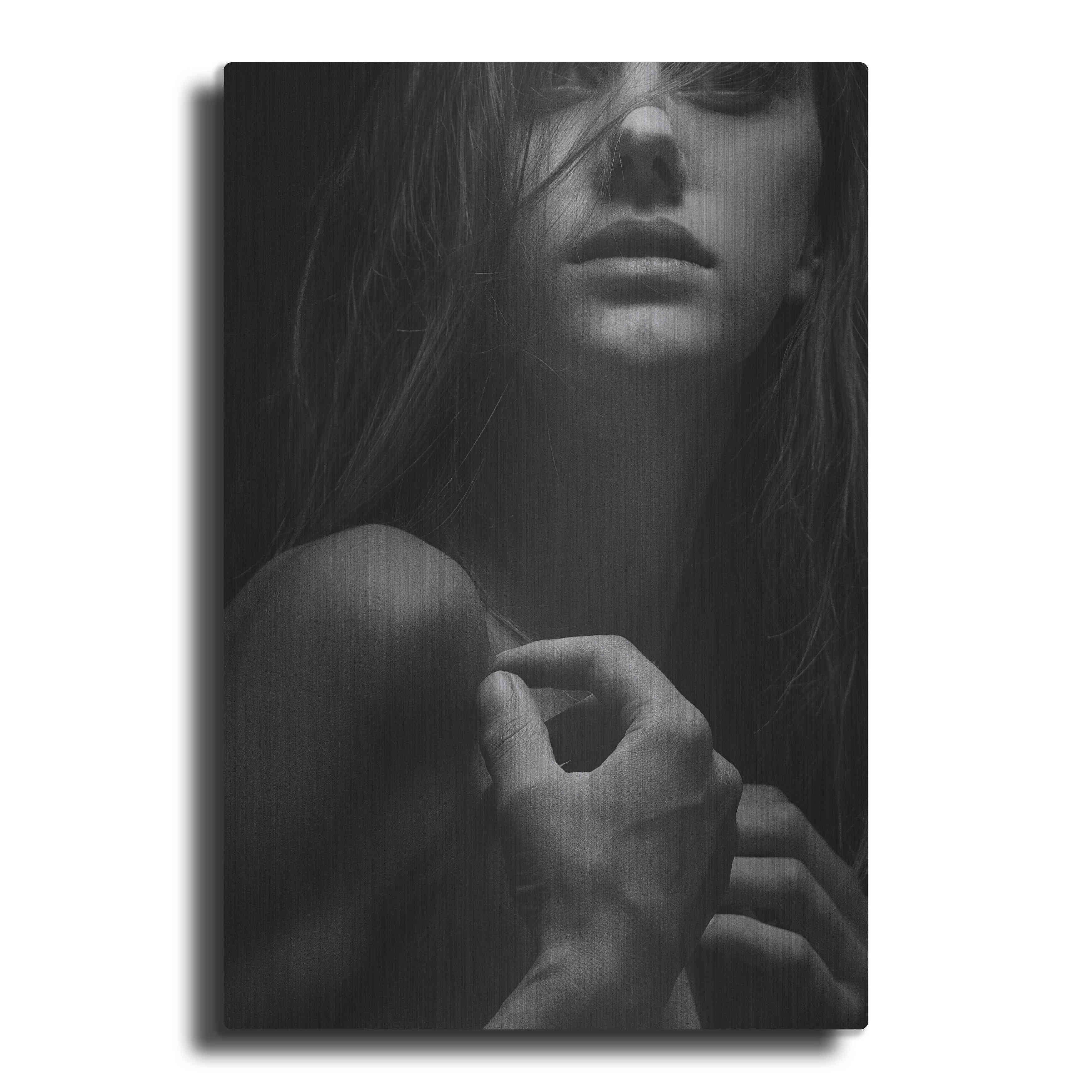 Luxe Metal Art 'My Love' by Design Fabrikken, Metal Wall Art, 12"x16 ...