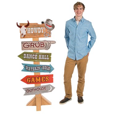 Big Top Directional Sign - 1 Piece - Walmart.com
