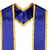 WINDLAND Color Matching Satin Graduation Stole Adult Sash Graduation ...
