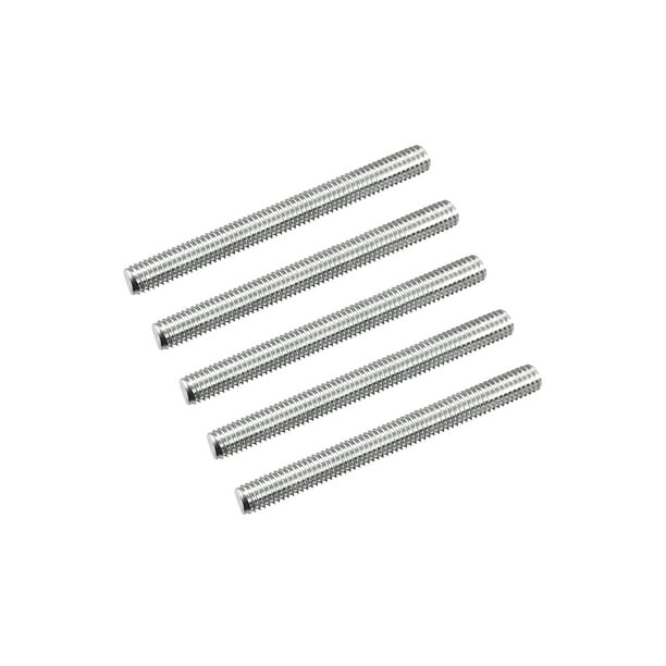 Uxcell Fully Threaded Rod M5 x 50mm 0.8mm Thread Pitch 304 Stainless ...