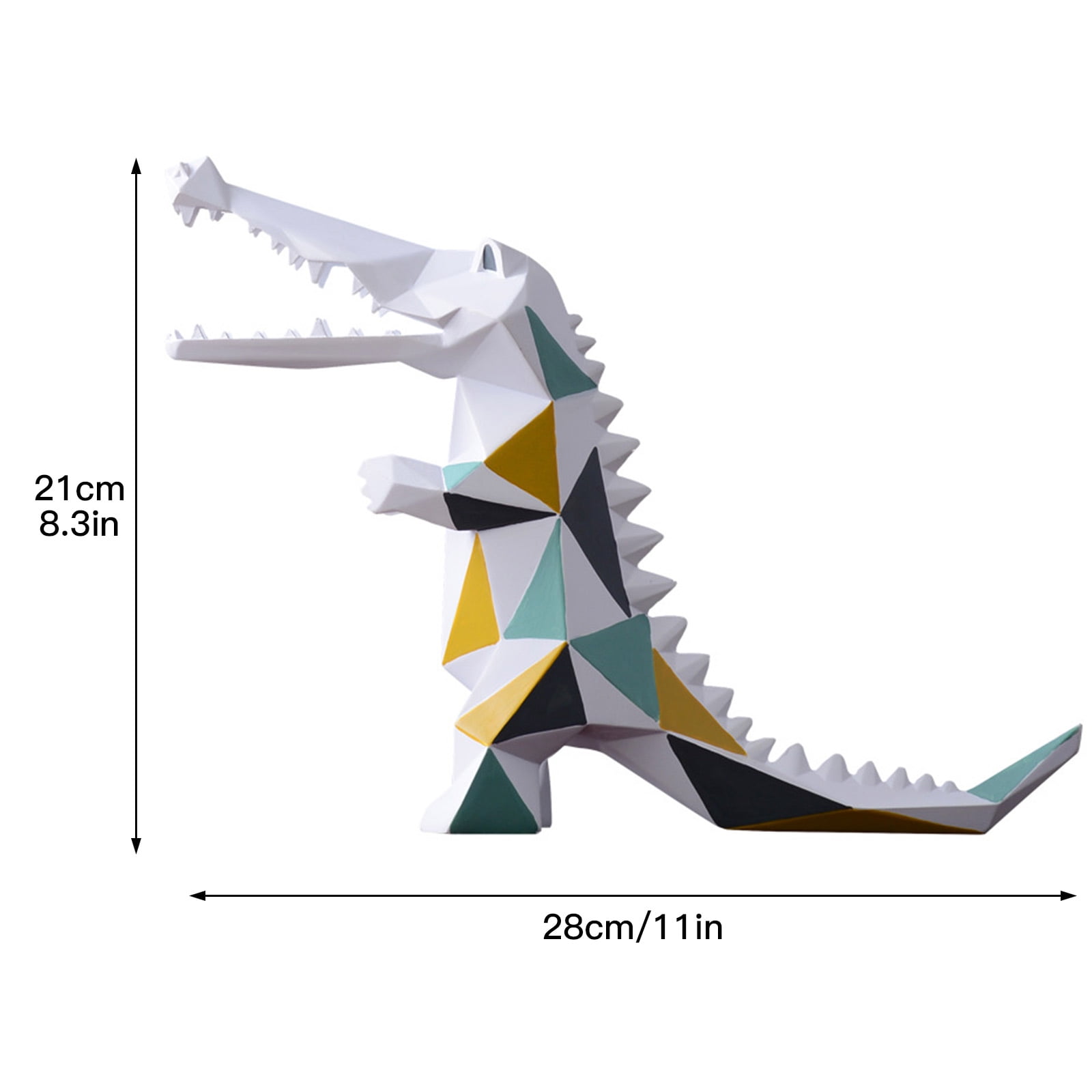 Art & Collectibles Geometric Alligator Figurine Figurines & Knick ...