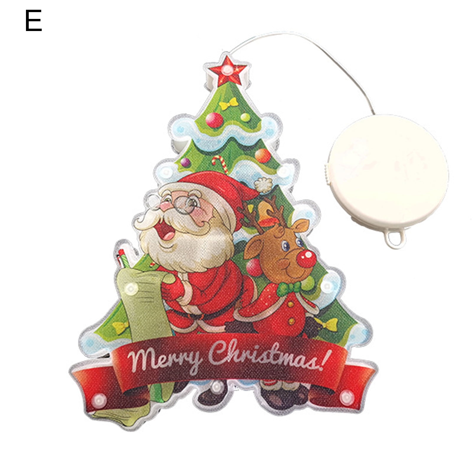 Window Silhouette Light LED Christmas Patterns Integrated Lighted ...