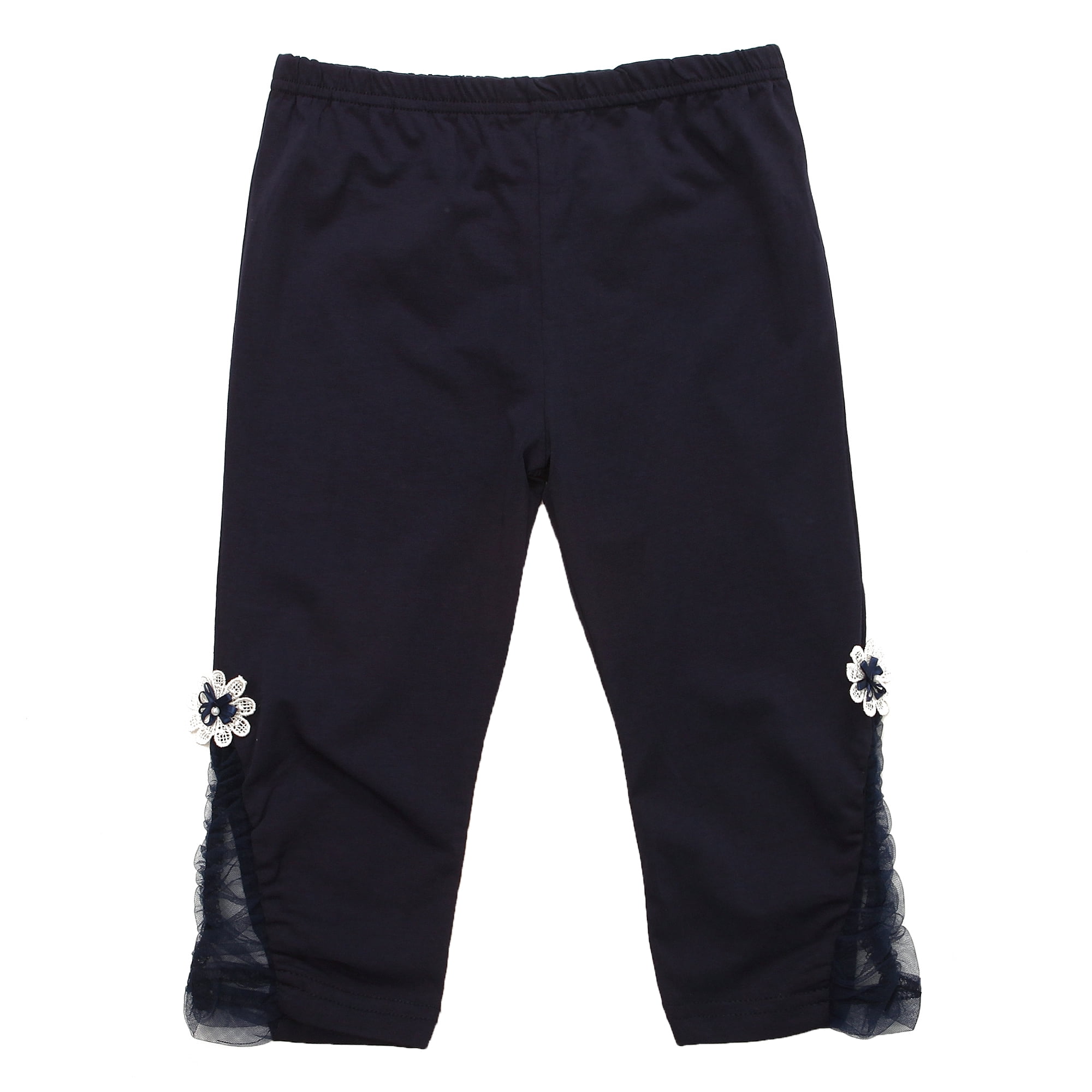 Richie House Girls' Knit Leggings with Mesh at Hem RH1771 - Walmart.com