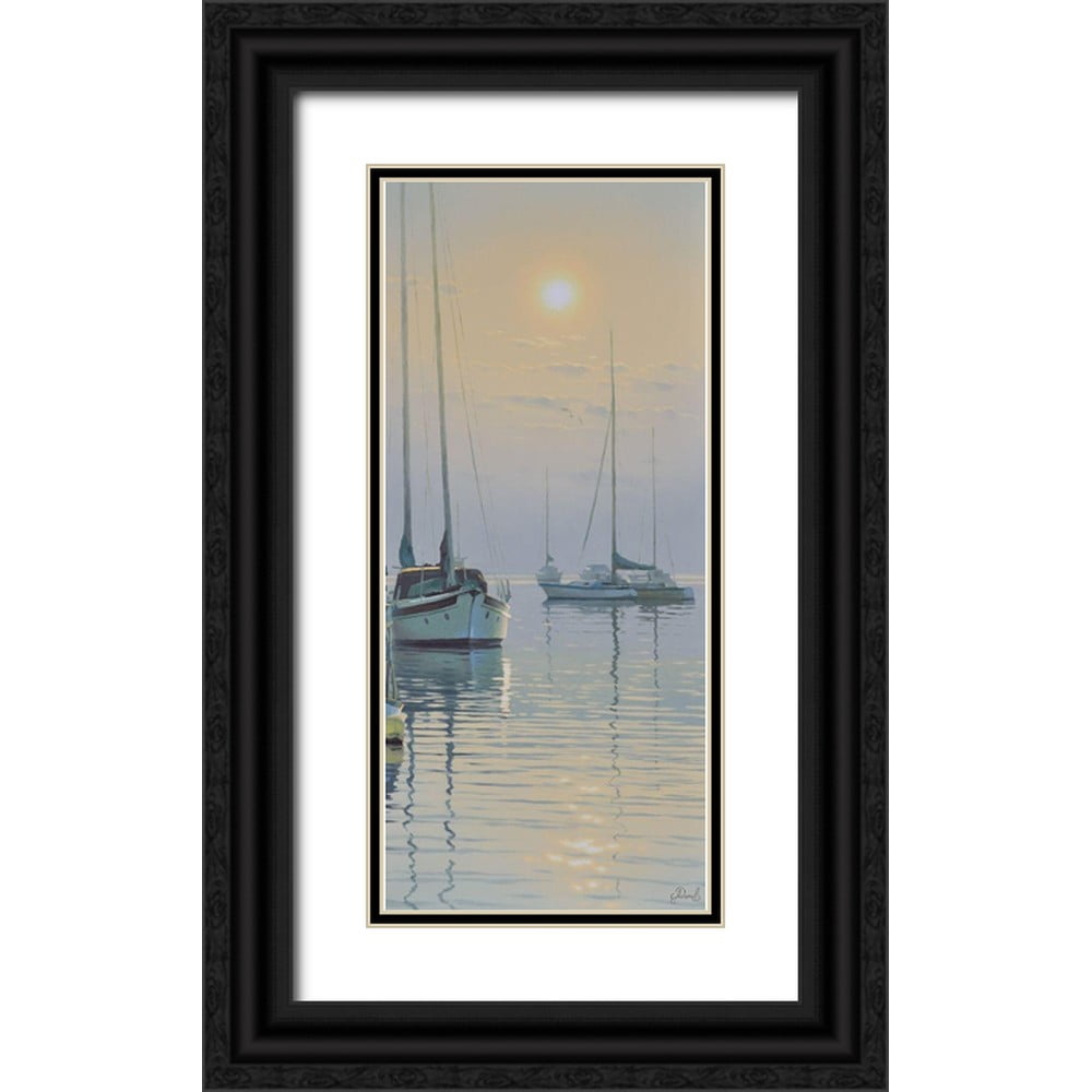 Adamov, Alexey 8x14 Black Ornate Wood Framed with Double Matting Museum ...