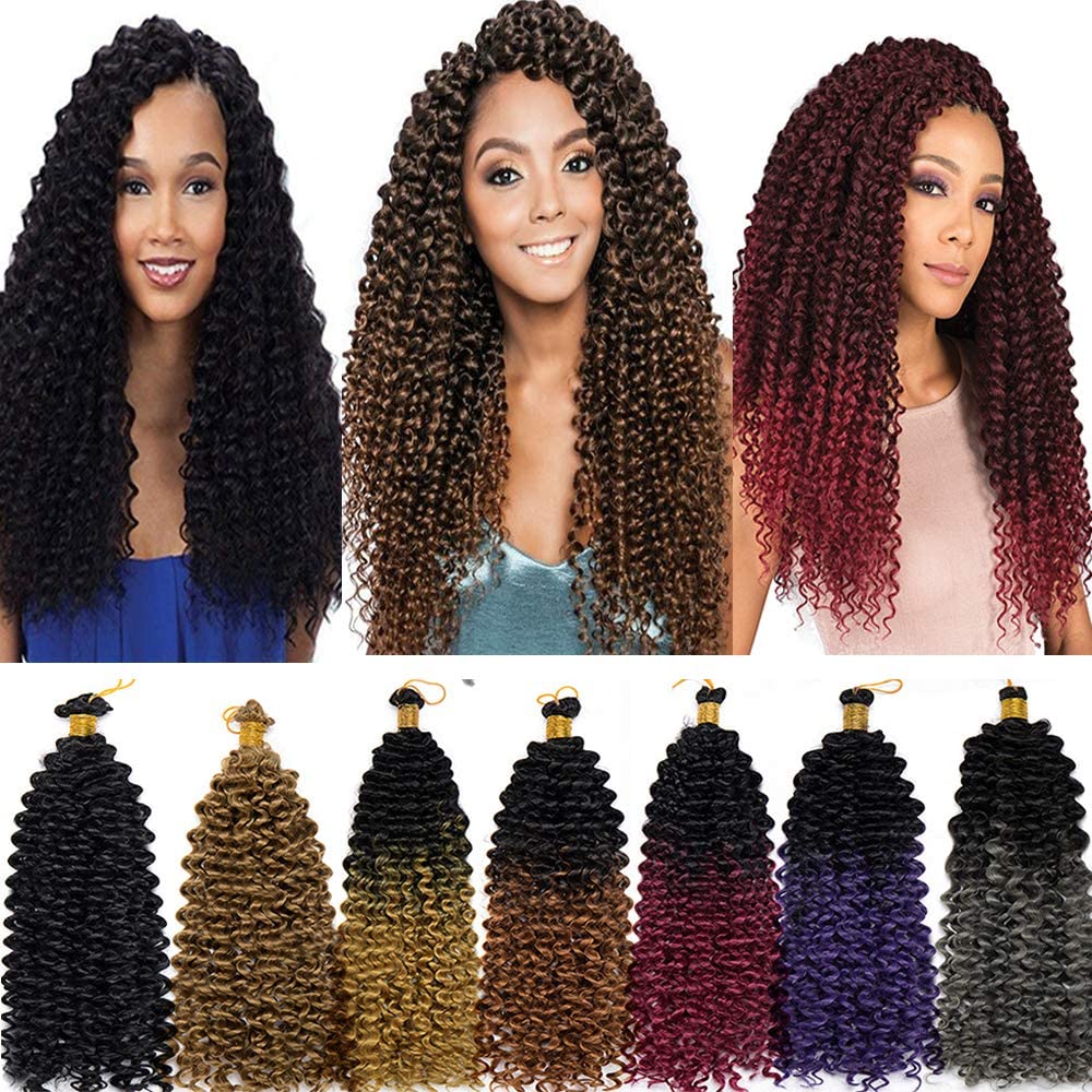 Bail wigs for women Wig 5 Bundle Jumpy Wand Curl Crochet Hair Jamaican ...