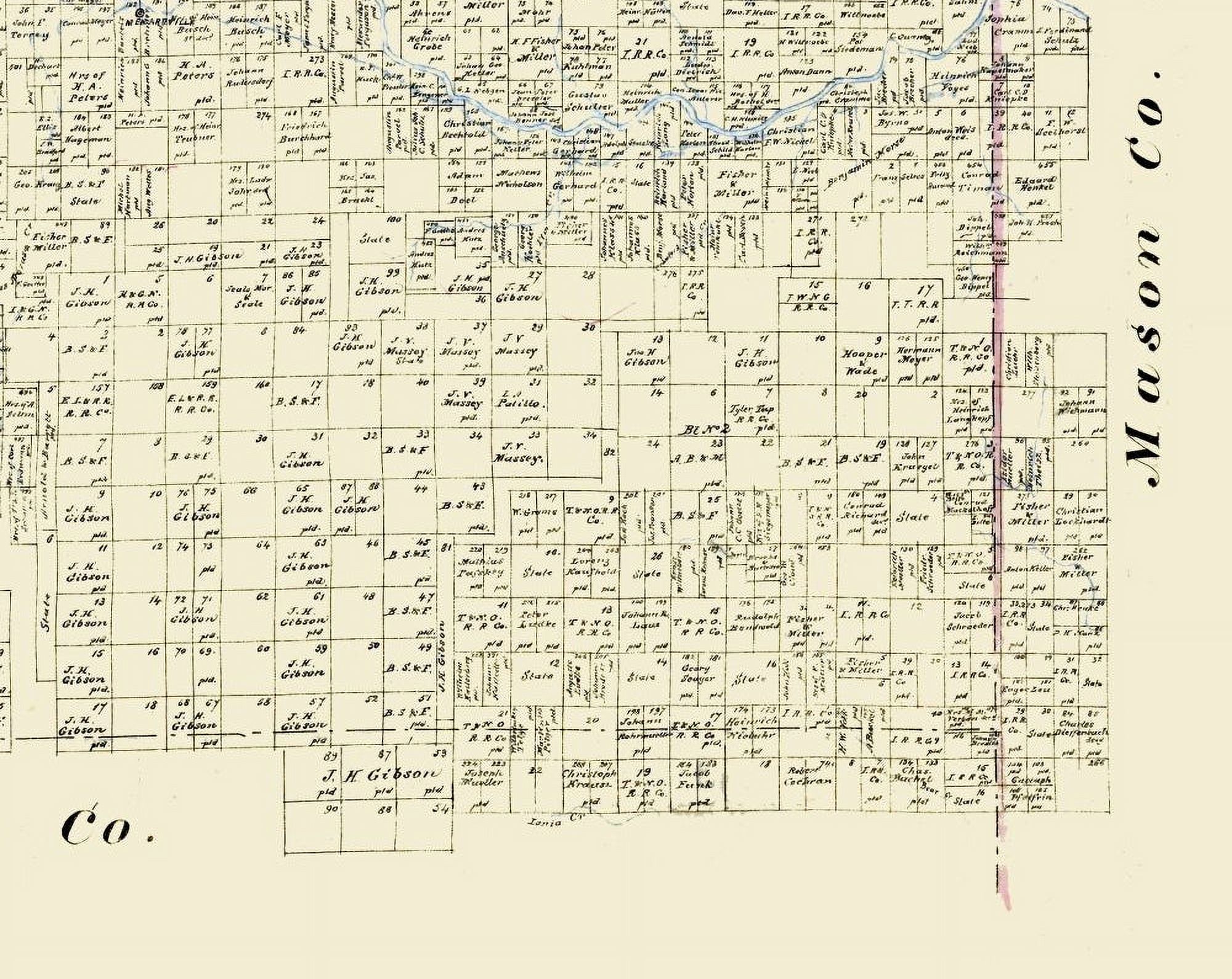 Menard County Texas Map