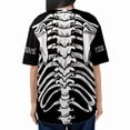 Custom Skeleton Halloween Baseball Jersey – Personalized Name & Number ...