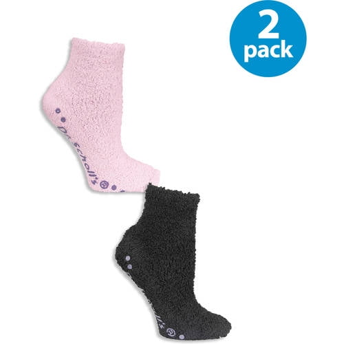 Women's Low Cut Spa Socks With Grippers 2 Pack - Walmart.com