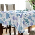 60x90in Square Printed Tablecloth Easy-Care Decorative Table Cloth for ...