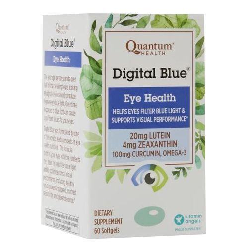 Suplemento Quantum Health Digital Blue Eye Health 60 cápsulas blandas ...