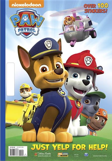 Giant Coloring Book: Just Yelp for Help! (Paw Patrol) (Paperback ...