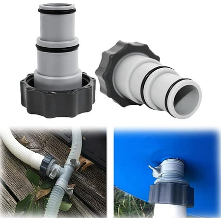 SICED Swimming Pool Adapter A,2 Pieces,Swimming Pool Hose Adapter A ...