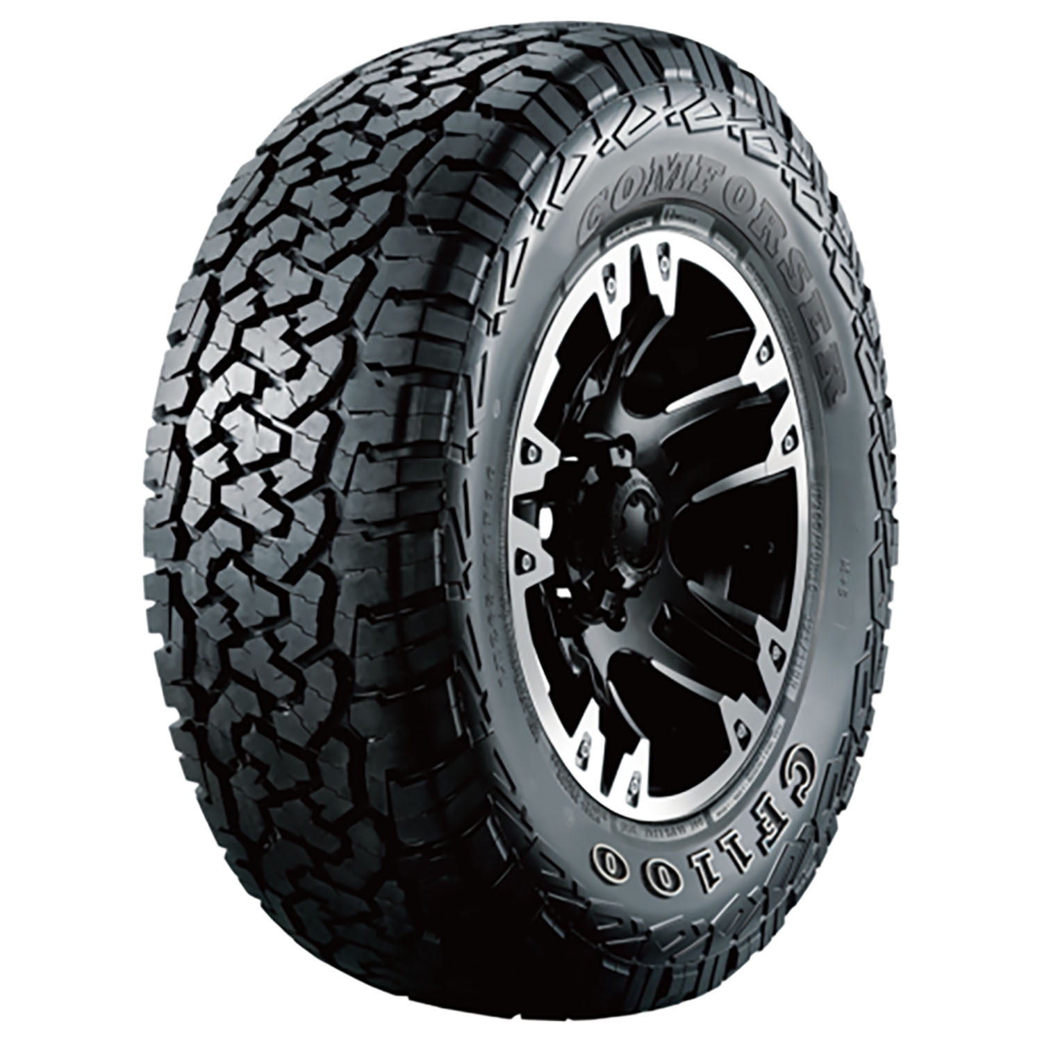 Set of 2 Comforser CF1100 LT35X12.50R20 121S E Tires - Walmart.com