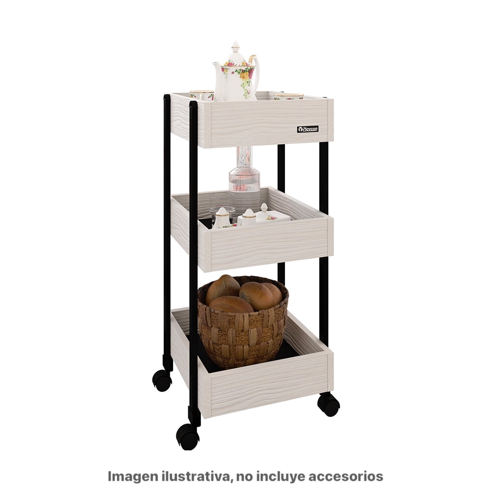 CARRITO − SERVICIO (Negro) Playcon (Blanco Touch) | Walmart en línea