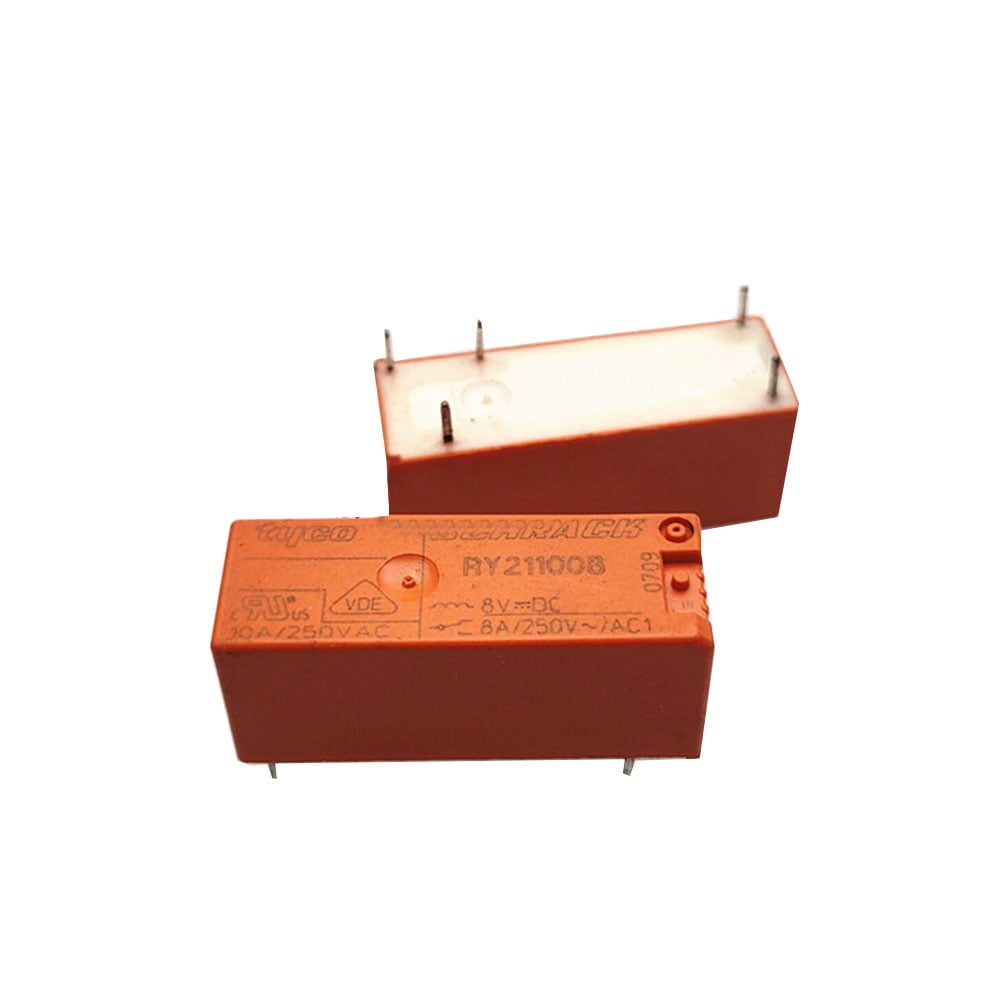 1pcs RY211008 8A/250VAC 8VDC Relay 5PIN - Walmart.com