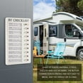 RV Memo Plastic Board, Detachable and Reusable for Check Items Form ...