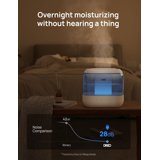 Dreo Humidifier for Bedroom, Quiet 4L Cool Mist Top-Fill Ultrasonic ...