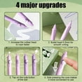 4pcs Stylish Erasable Gel Pens, Student-Friendly Thermal Erasable Push ...