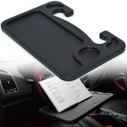 Zone Tech Foldable Automotive Car Tray - Desk Table with Cup Holder for ...