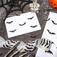 500Pcs Halloween Bats Decorative Sticker 38mm Glittering Seal Sticker ...