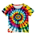 Boy Tops 4t Round Neck Solid Color Back To School Short Sleeve T-Shirt ...