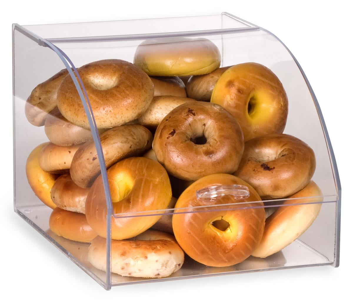 Curved Lid Countertop Bakery Display Case, 12-1/2"w x 10-1/2"h x 17"d ...