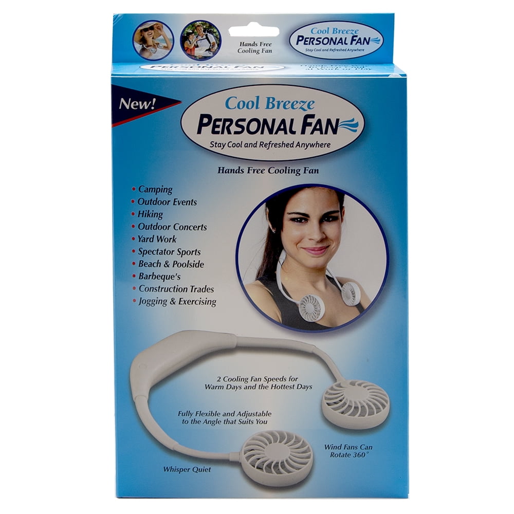 Cool Breeze Personal Fan Stay Cool And Refreshed Anywhere - Walmart.com
