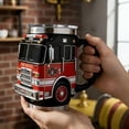 Emergency Vehicle Mug With Stainless Steel Liner And Lid Fire Police ...