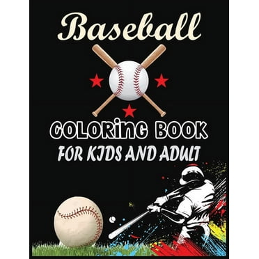 Baseball Coloring Book For Kids : Fun Baseball Sports Activity Book For ...