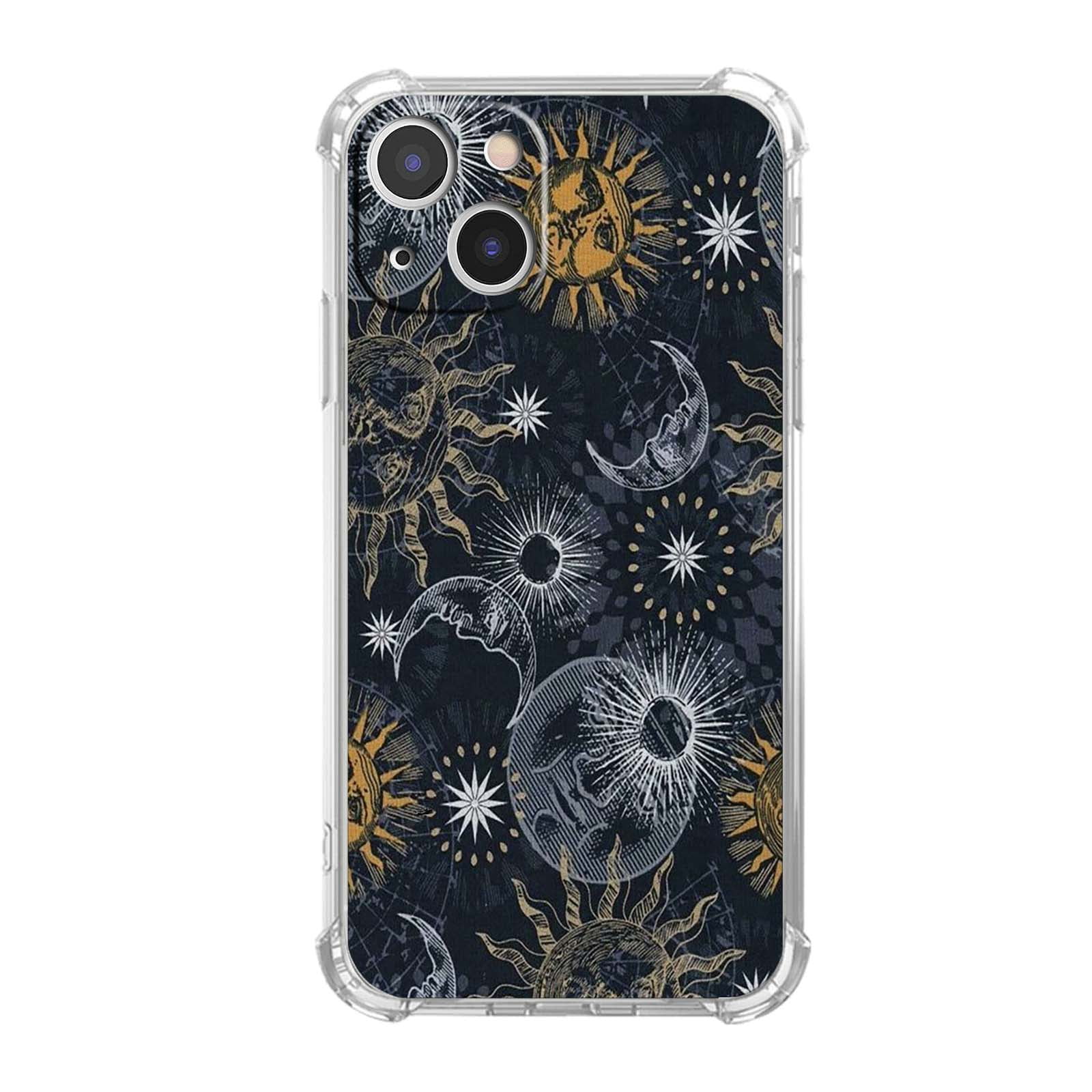 Celestial Magic Sun and Moon Case for iPhone 14 Plus,Aesthetic Art ...