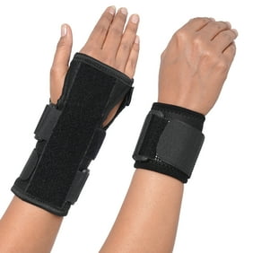 OTC Cock-Up Wrist Splint - Canvas, Left Hand, White, Small - Walmart ...