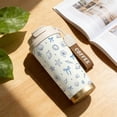 Cute Seashell Starfish Hibiscus Bow Pattern Stainless Steel Insulated ...