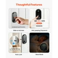 KFFKFF Fingerprint Door Lock with Biometric Access, Touchscreen Keypad ...