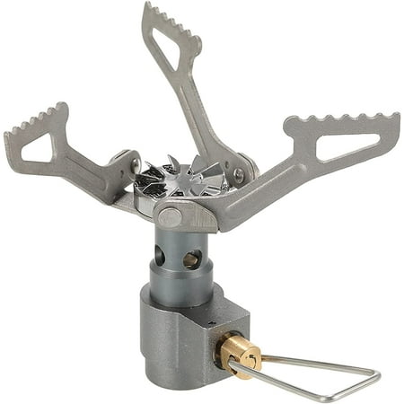 25g Super Lightweight Mini Pocket One-Piece Titanium Alloy Outdoor Cooking Burner Folding ...