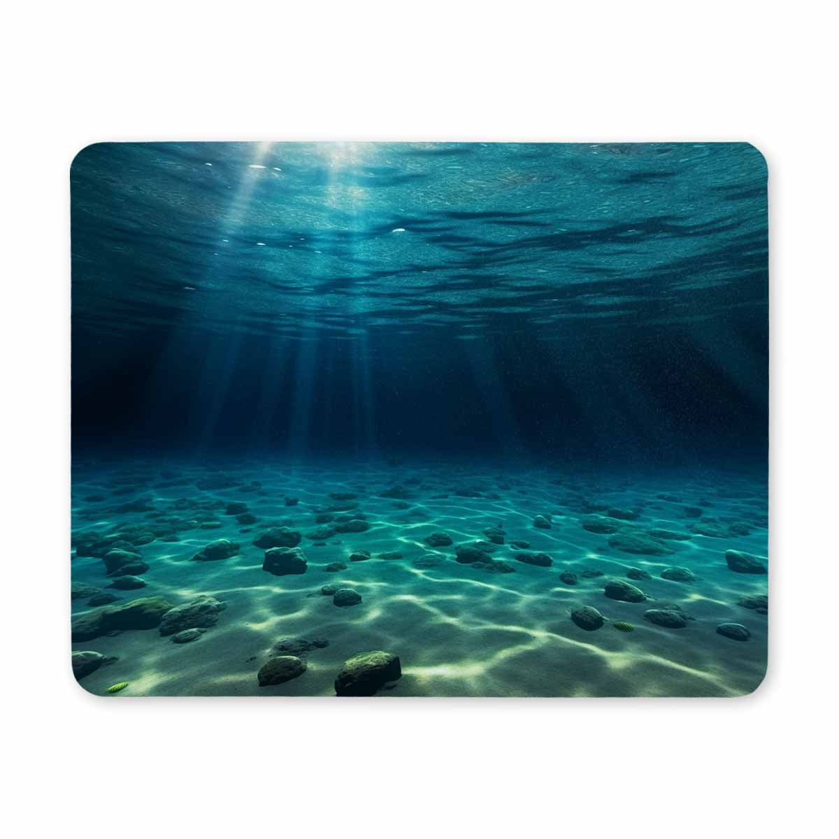 Mouse Pad, Underwater Ocean Mouse Pad, Washable Square Cloth Mousepad ...