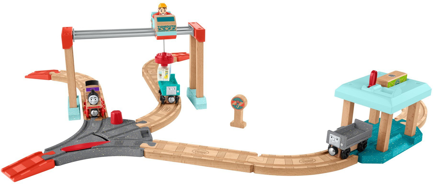 Thomas & Friends Wood, Lift & Load Cargo Set - Walmart.com