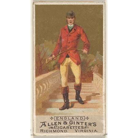 England, from the Natives in Costume series (N16) for Allen & Ginter ...