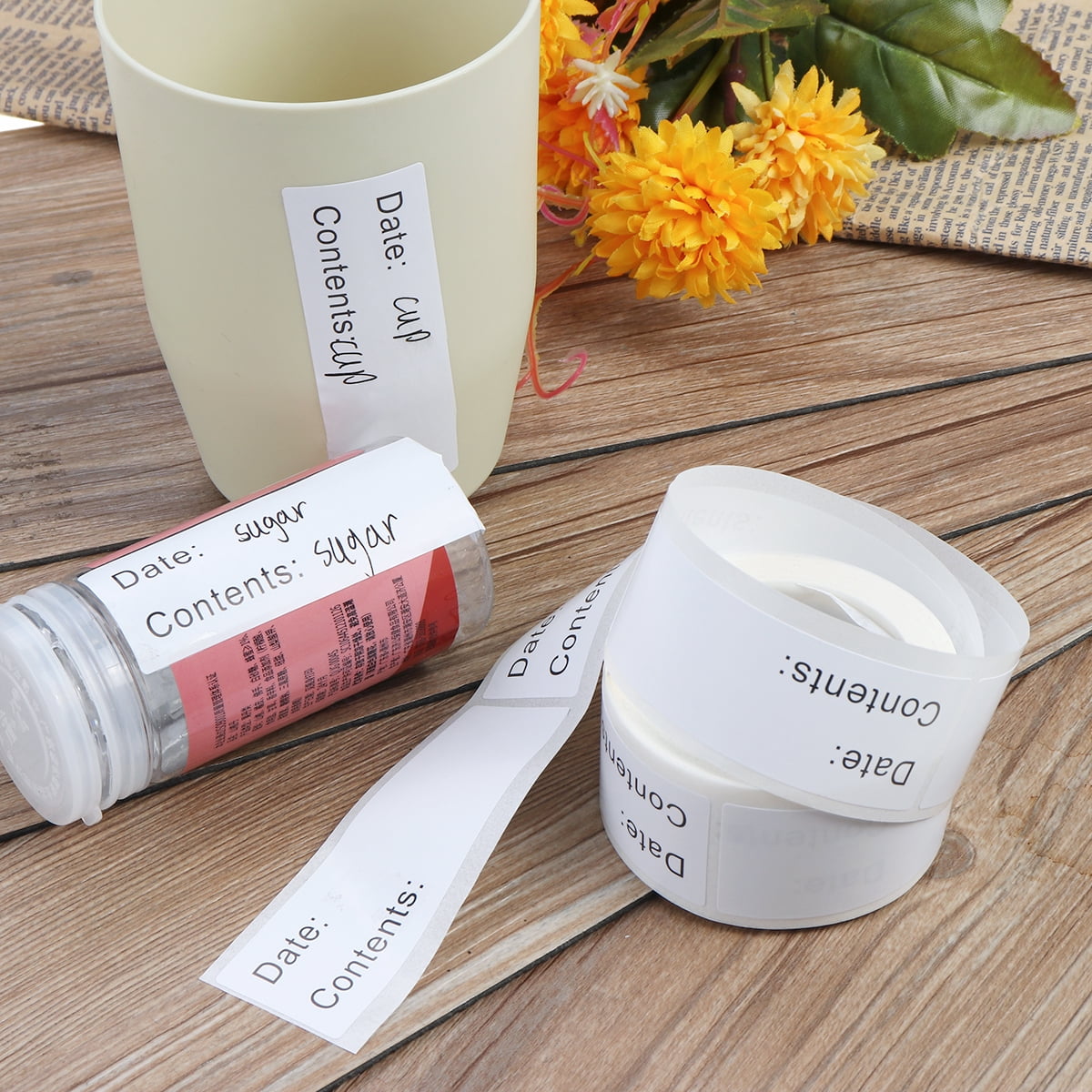 125pcs/Roll kitchen Food Storage Labels Refrigerator Freezer Date ...