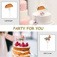 45 Pcs Birthday Cake Insert Paper Cups Cake Insert Props Cupcake ...
