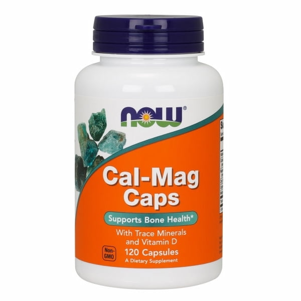 Cápsulas Cal-Mag de Supplement Now Foods, 120 cápsulas (paquete de 6 ...