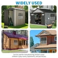 2 Pack Shed Windows, Small Sliding Windows with Aluminum Frame ...