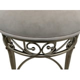 Carolina Living Victorian Vanity Stool - Silver - Walmart.com