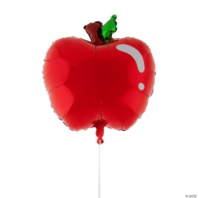 Apple-Shaped 18" Mylar Balloons, Birthday, Party Decor, 3 Pieces ...