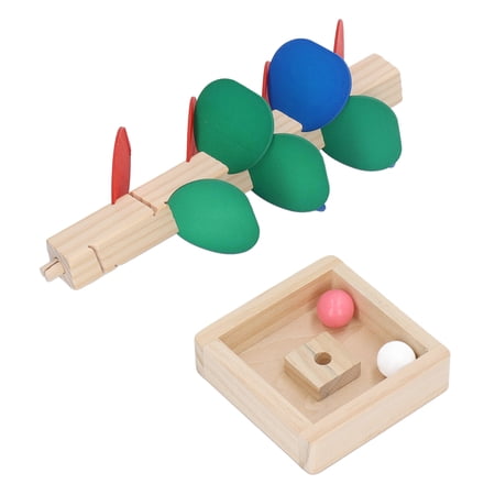 Ball Tree Toy, Educational Easy Assemble Glossy Appearance Red Blue ...