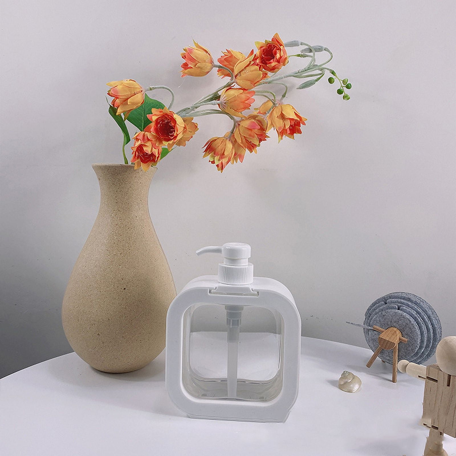 Botella de bomba vacía, botella de bomba de loción vacía Botella de ...