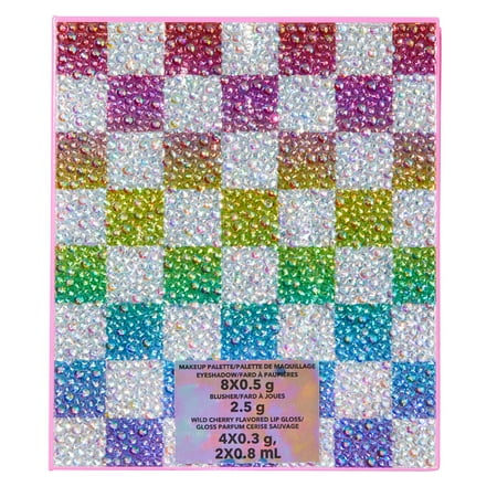 Claire's Checkered Rainbow Cosmetics Kit Makeup Palette | Walmart Canada