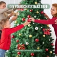 Christmas Tree, 7.5ft Artificial Xmas Tree, Full Holiday Decor Tree ...
