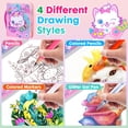 YOYTOO Cat Marker Sets for Kids, Art Supplies Craft Drawing Kits ...